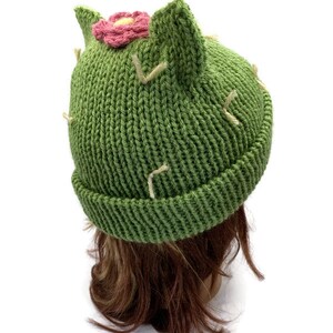 Cat Cactus Hat, Gardening Gift, Cactus Hat, Flowering Cactus, Gardener ...