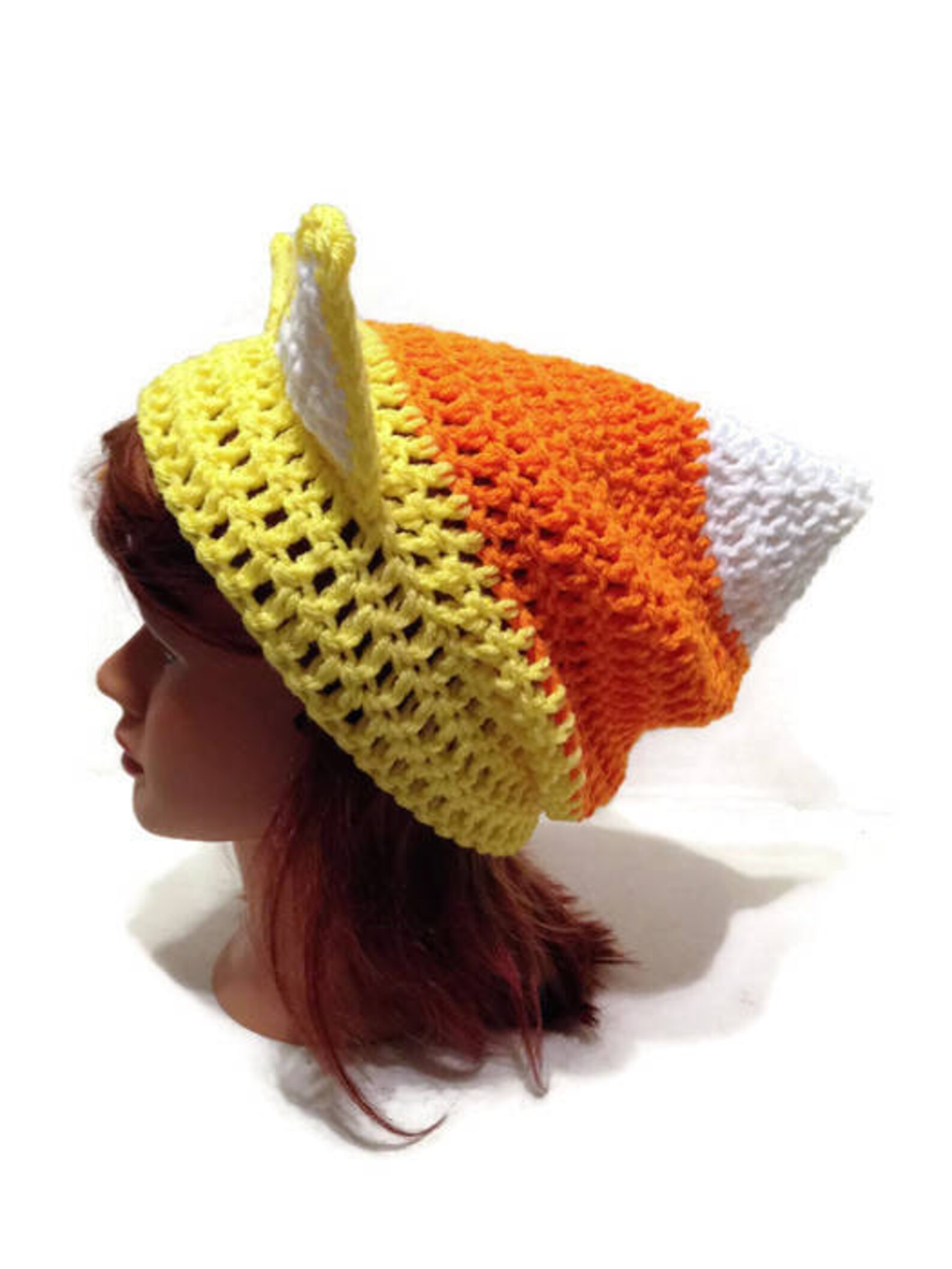Candy Corn Hat Pattern Halloween Crochet Candy Crochet - Etsy