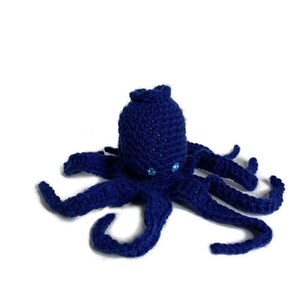 Blueberry Octopus Plush, Crochet Octopus Plushie, Octopus Toy, Octopus ...