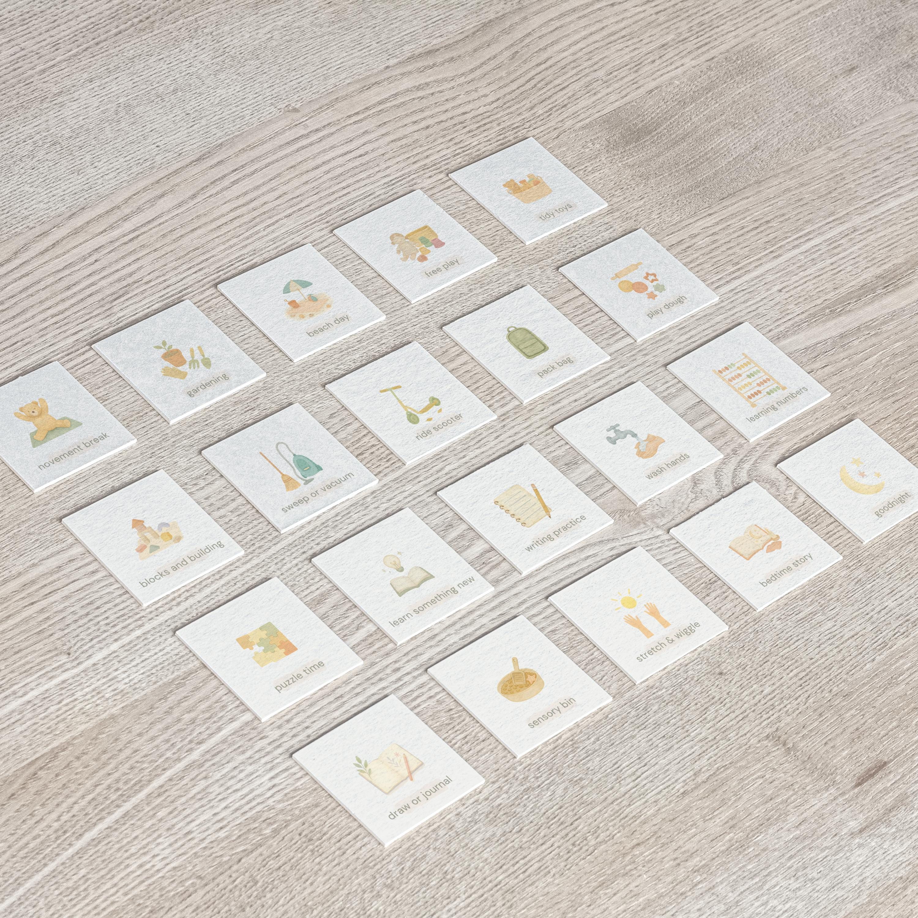 100+ Printable Routine Cards for Kids | Calm Daily Visual Schedule ...