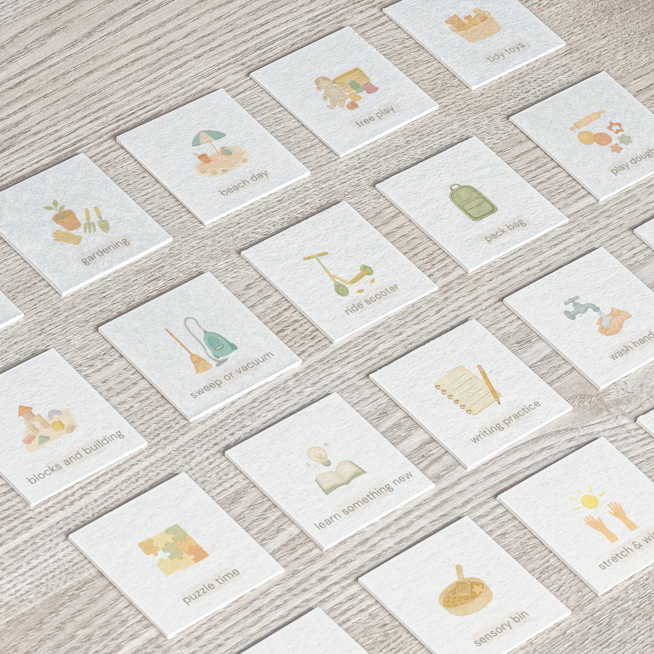 100+ Printable Routine Cards for Kids | Calm Daily Visual Schedule ...