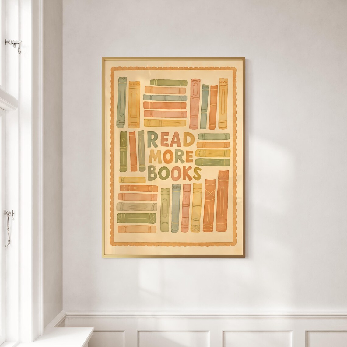 Read More Books Wall Art Print: Kids Room Decor (digital Download) - Etsy