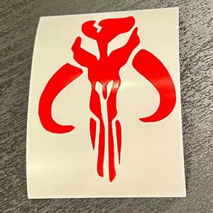 Mandalorian Mythosaur Skull Decal – Star Wars, Waterproof Vinyl Sticker ...