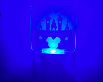 Cinderella Castle Wall Night Light Plug-in LED Disney - Etsy