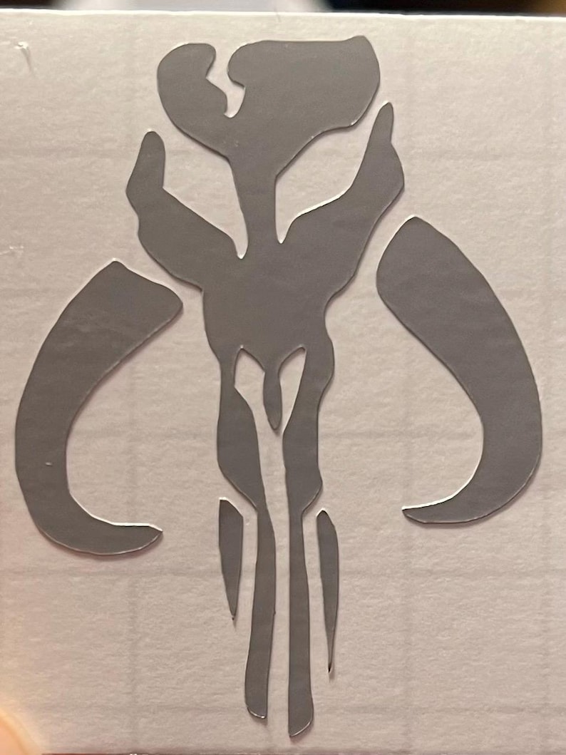Mandalorian Mythosaur Skull Decal – Star Wars, Waterproof Vinyl Sticker ...