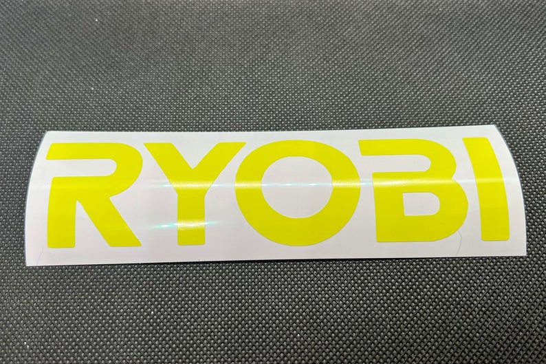 Ryobi Vinyl Sticker - Etsy