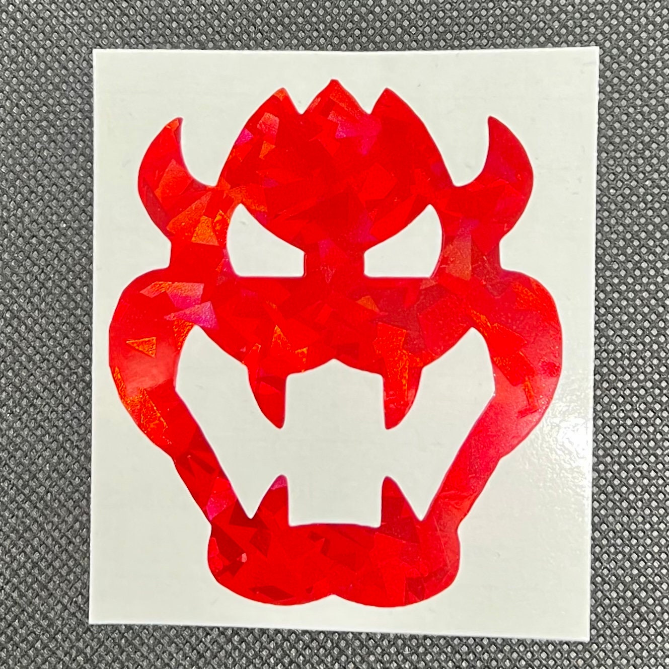 Bowser Head Vinyl Sticker - Etsy