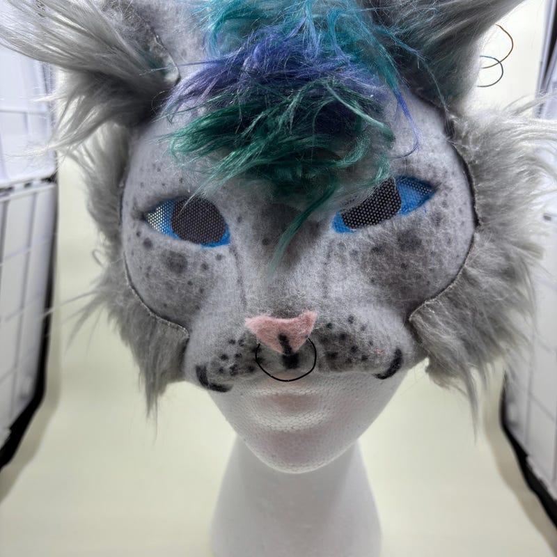 Therian Cat Mask Base - Etsy