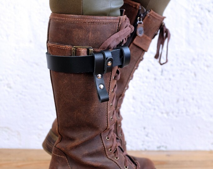 Steampunk Pirate Leather Boot Strap - Versatile Accessory - Etsy
