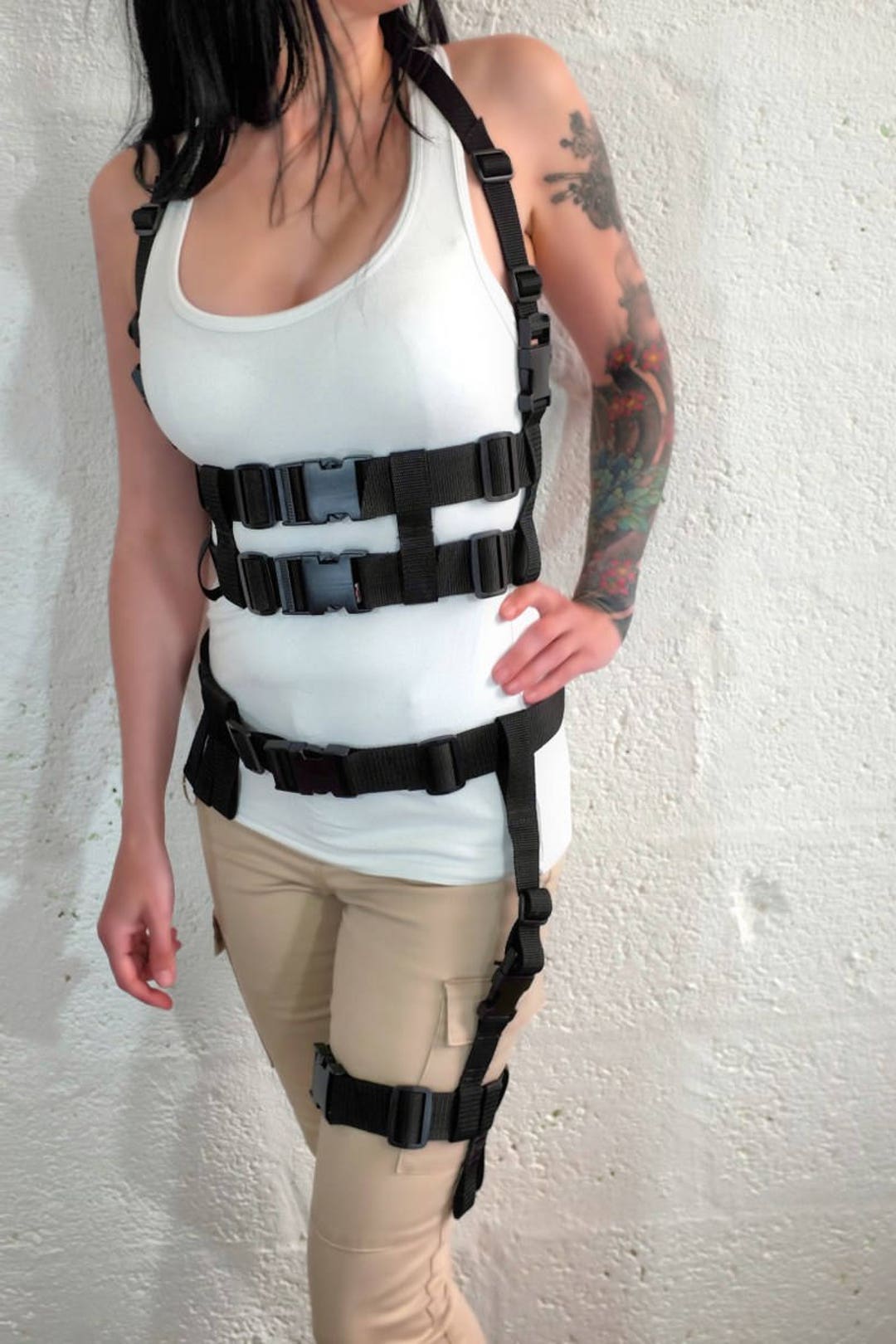 Lara Croft-inspired Adventure Harnesses - Small Set for Cosplay or Play ...