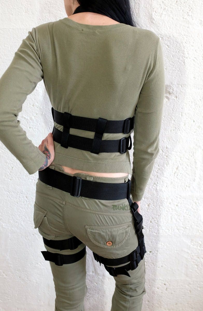 Chest Harness and Thigh Harness Set LARGE | Etsy UK