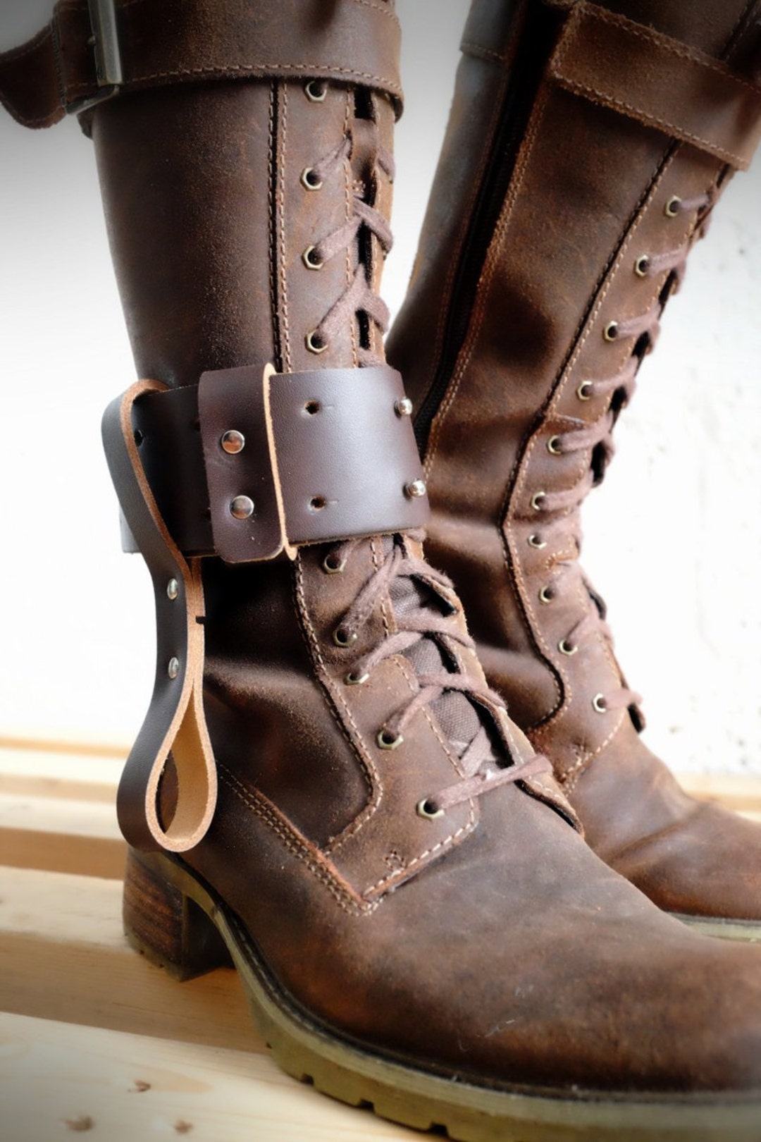 Leather Boot Strap SALE - Etsy