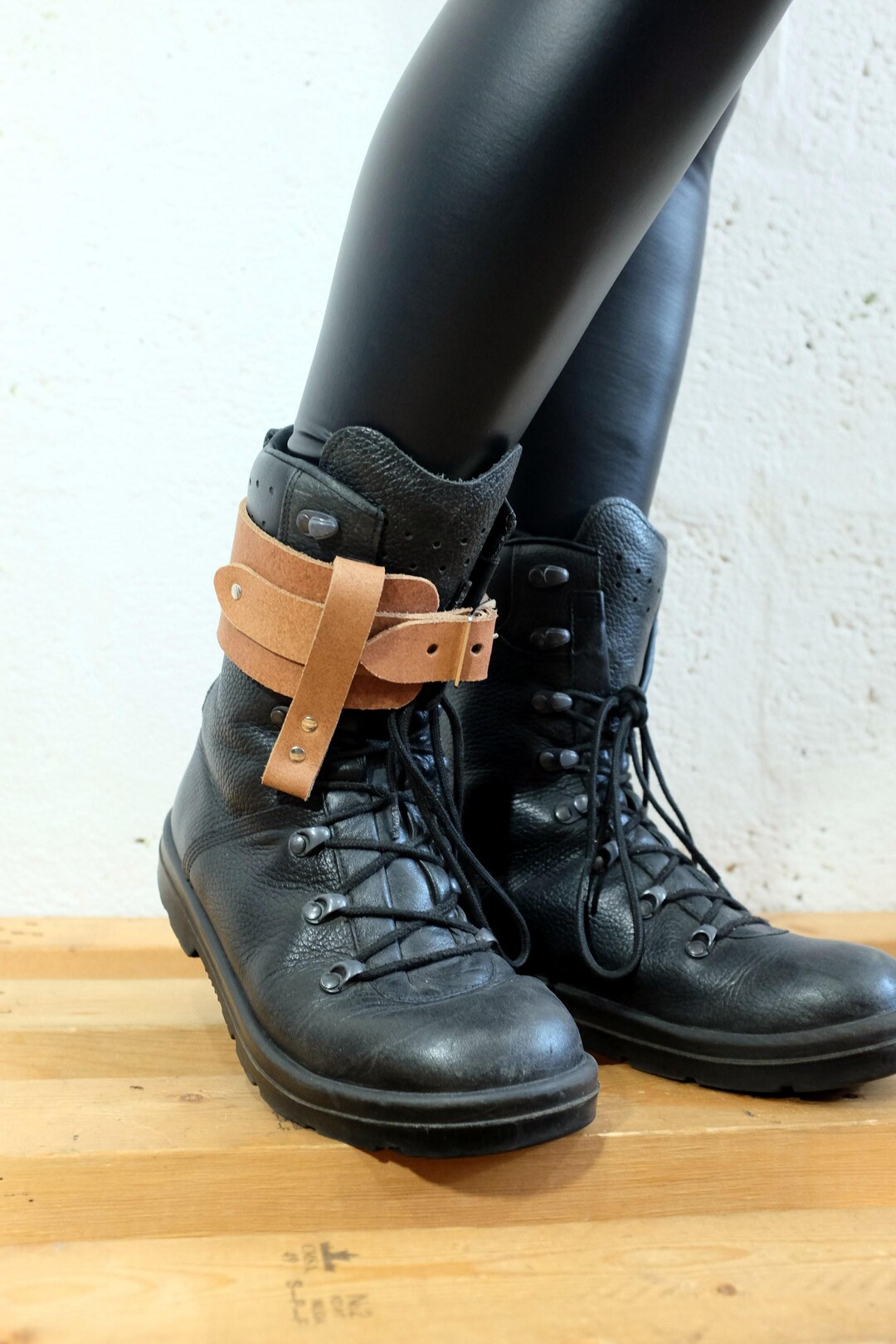 Leather Boot Garter Strap: Steampunk Pirate Cosplay - Adjustable Fit - Etsy