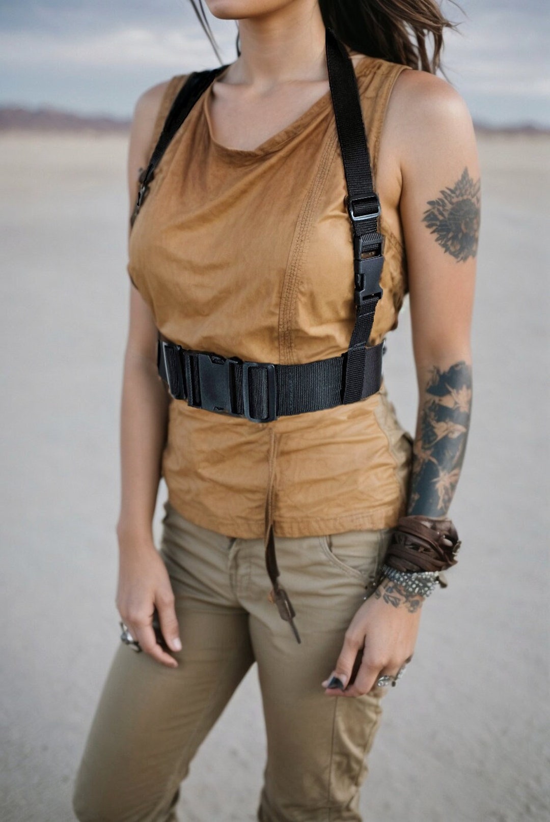 Halter Chest Harness Tomb Raider Body Harness, Bdsm Harness, Black ...