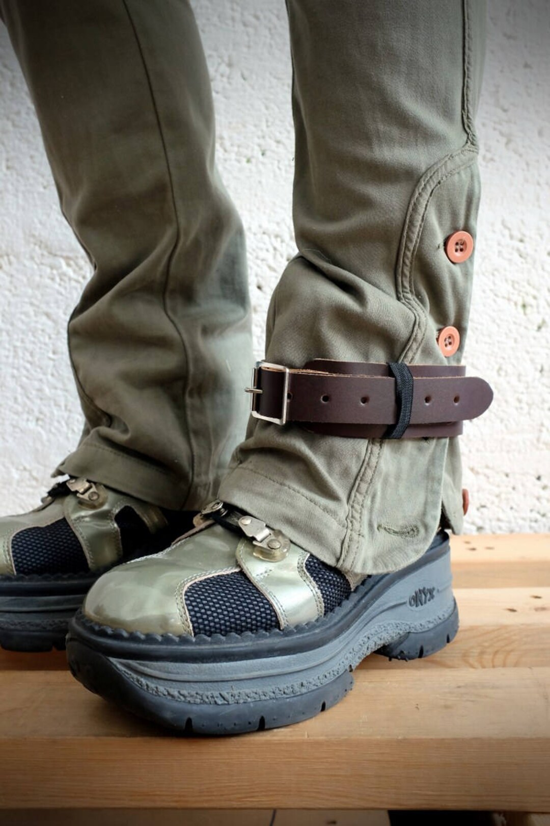 Burning Man Leather Boot Accessory Cosplay, LARP, Wasteland Weekend ...