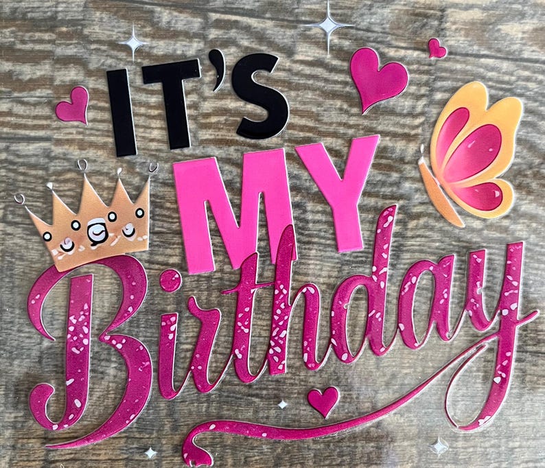 Birthday Babe Decals - Etsy