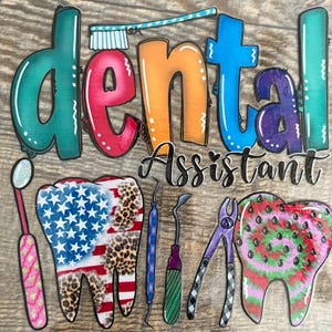 Dental Assistant Decals - Etsy