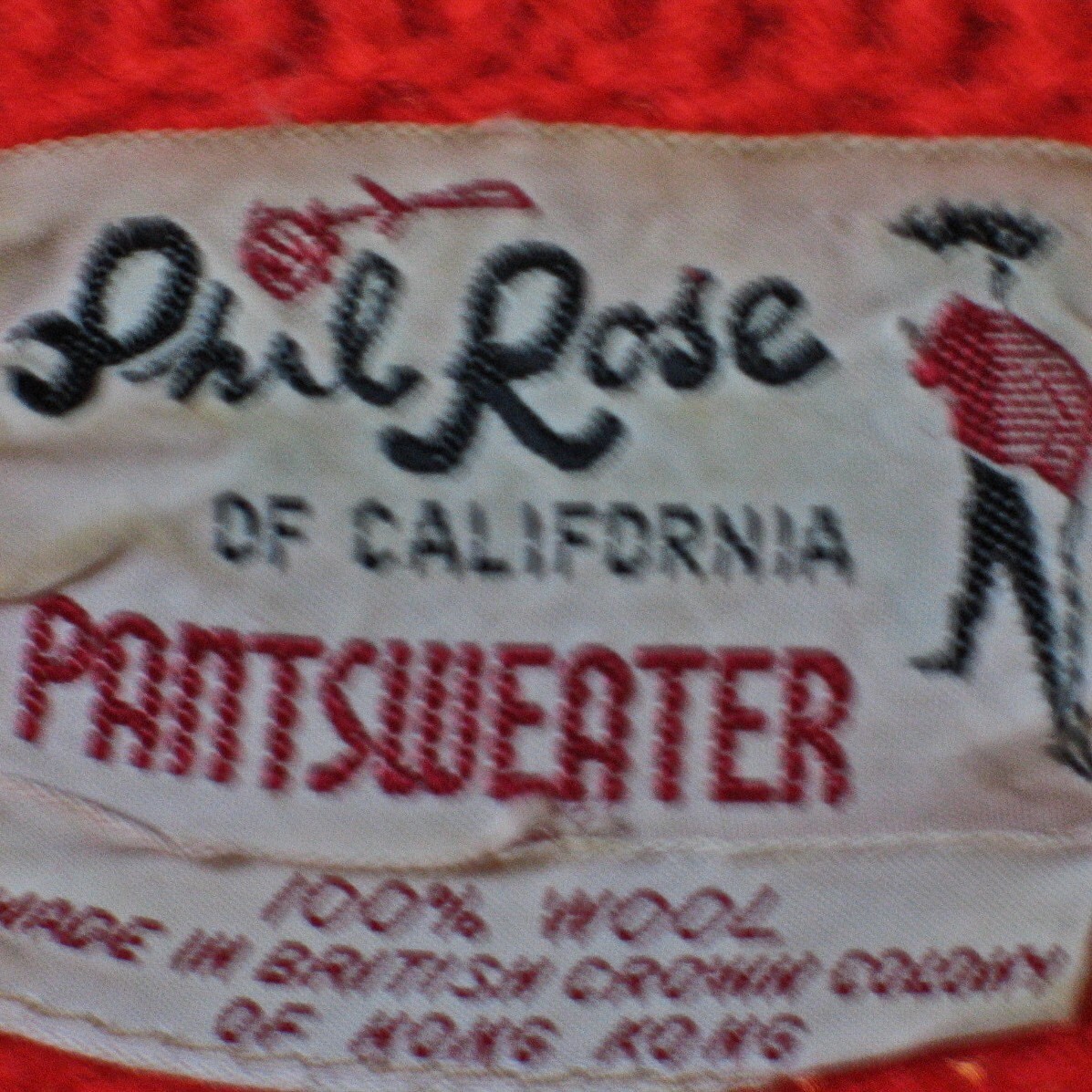 1960's Sweater Phil Rose of California Pantsweater-op Art Psychedelic ...