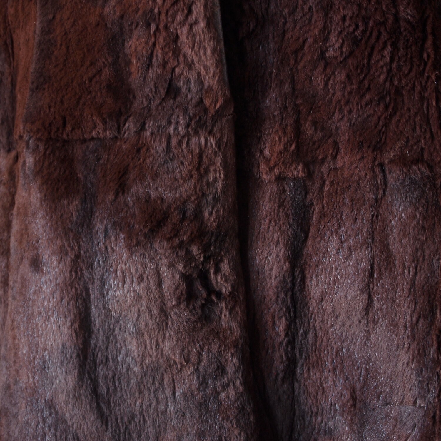 70's Fur Coat Brown Sheared Fur Czech Full Length Coat - Etsy