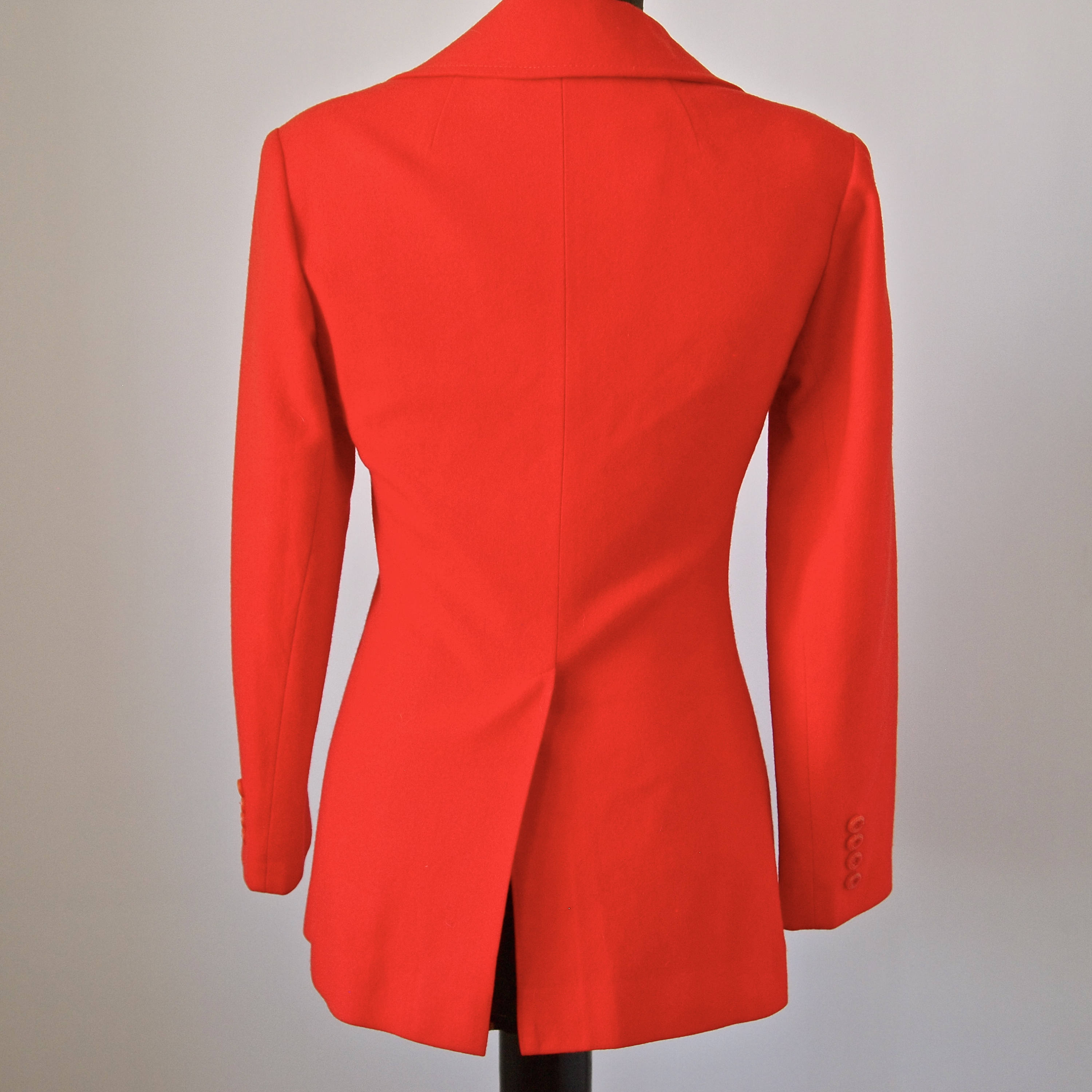 Orange Red 70's Virgin Wool Young Pendleton Blazer Jacket - Etsy