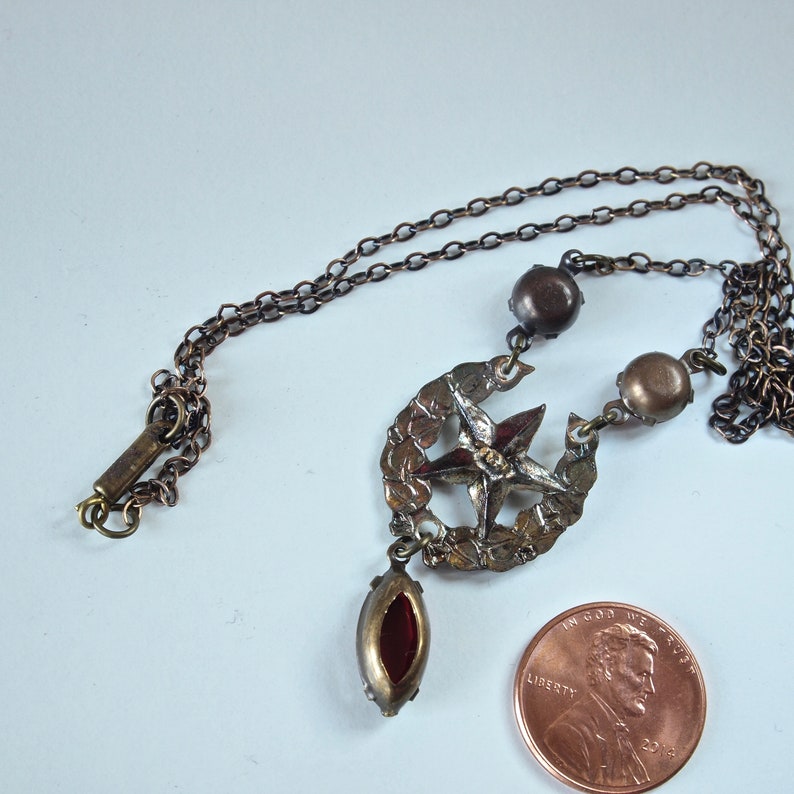 Soviet Star and Laurel Necklace Red and Gold Military Emblem - Etsy