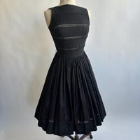1980s Edgy Black and White Secretary Dress With Peplum - Etsy