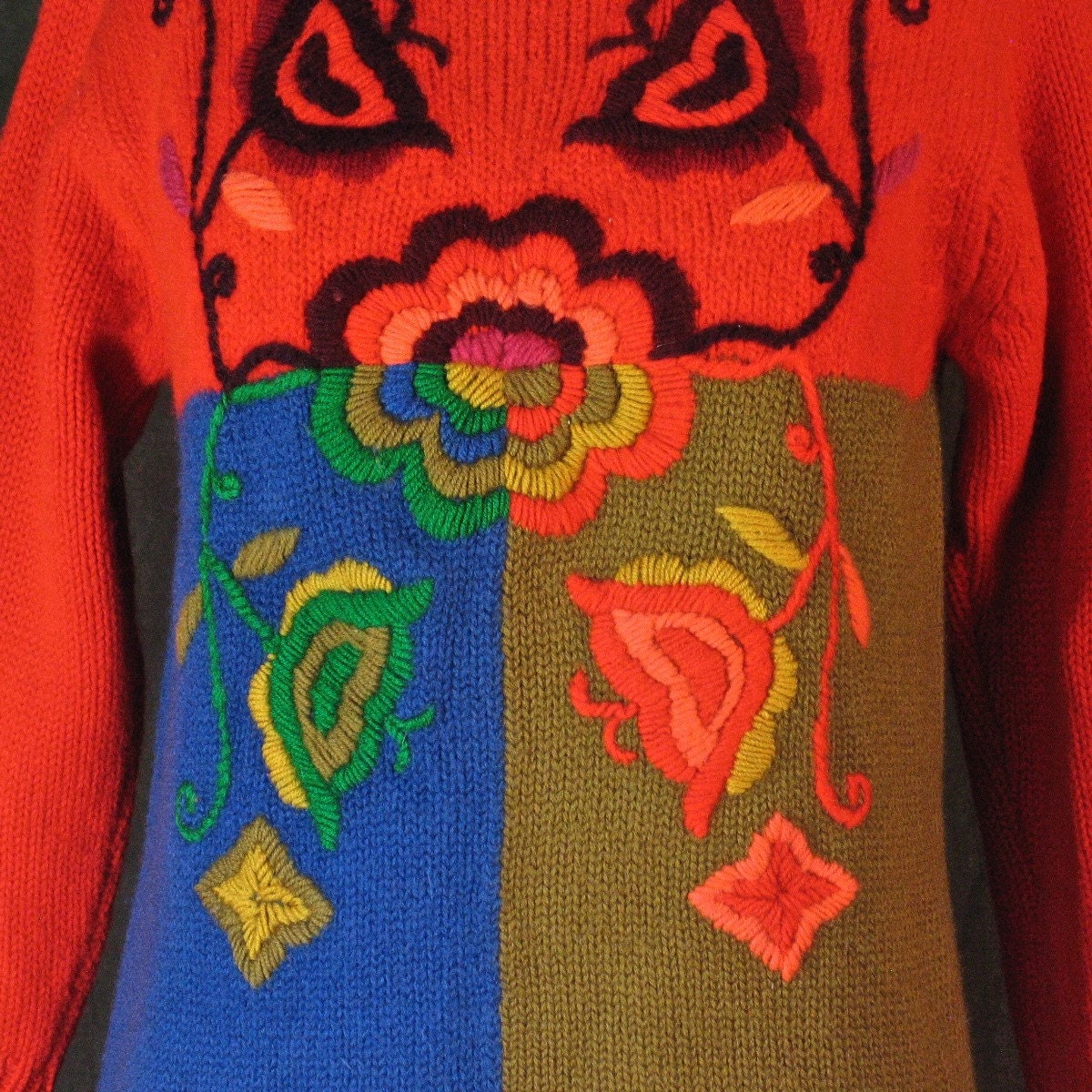 1960's Sweater Phil Rose of California Pantsweater-op Art Psychedelic ...