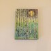Original Art Paintings, Small Mini Wood Block, Birch Trees. - Etsy