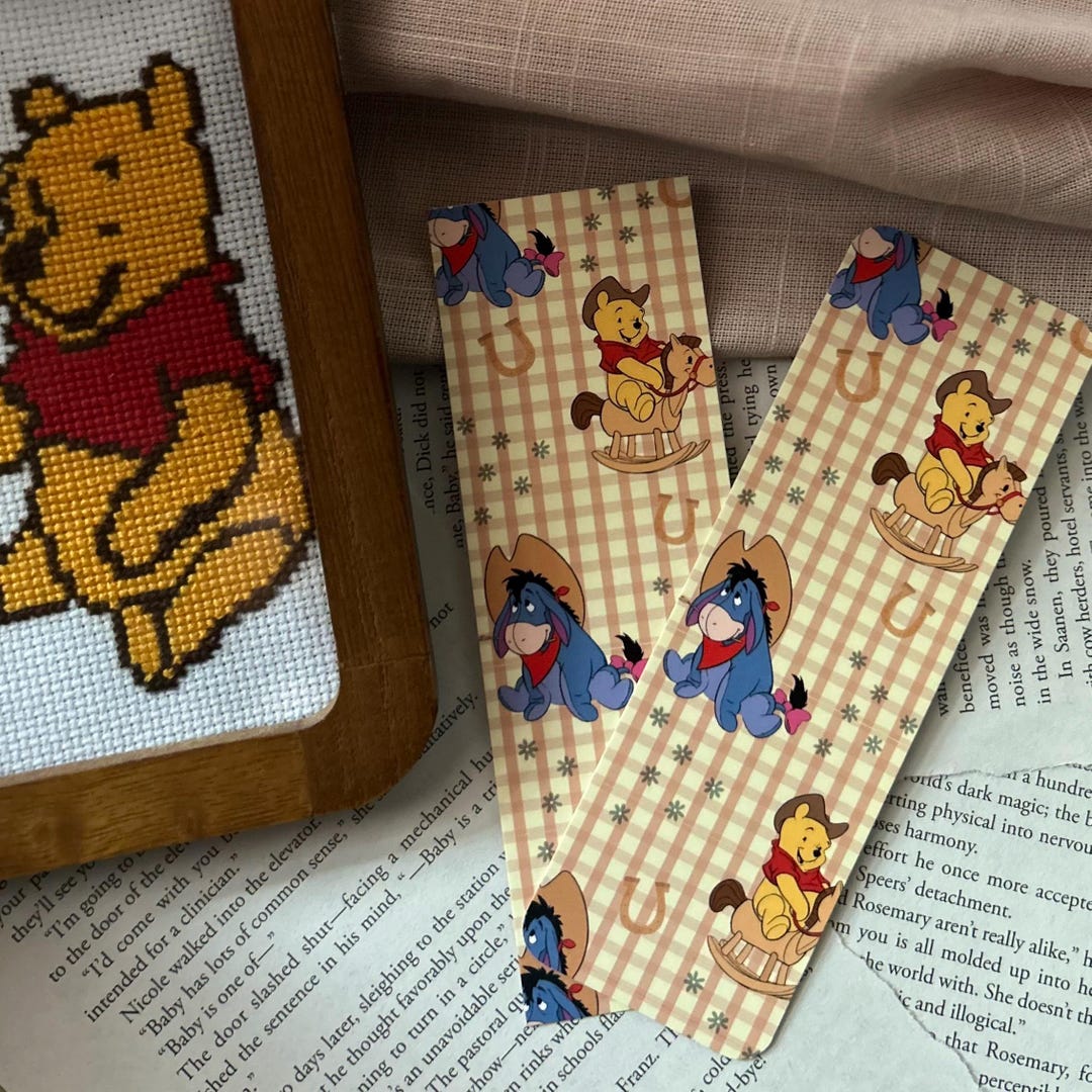 Winnie the Pooh Bookmark - Etsy