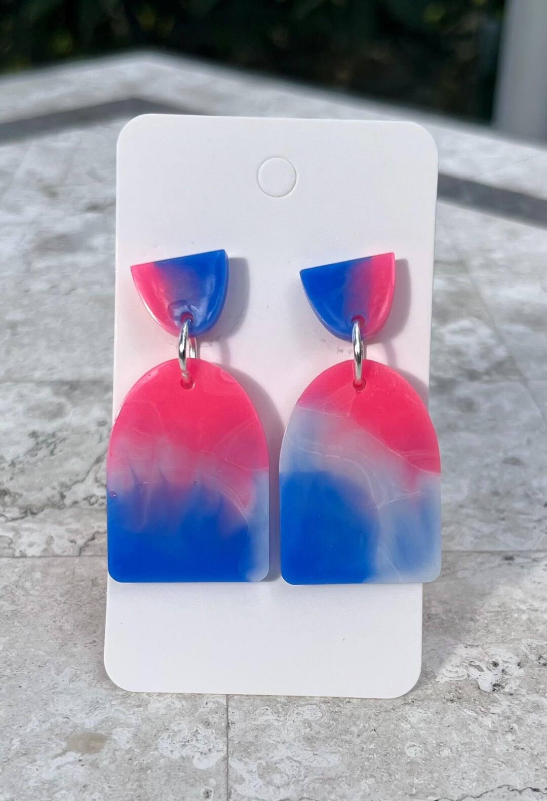 Totally 80s Drop Earrings – Neon Pop Statement Style - Etsy
