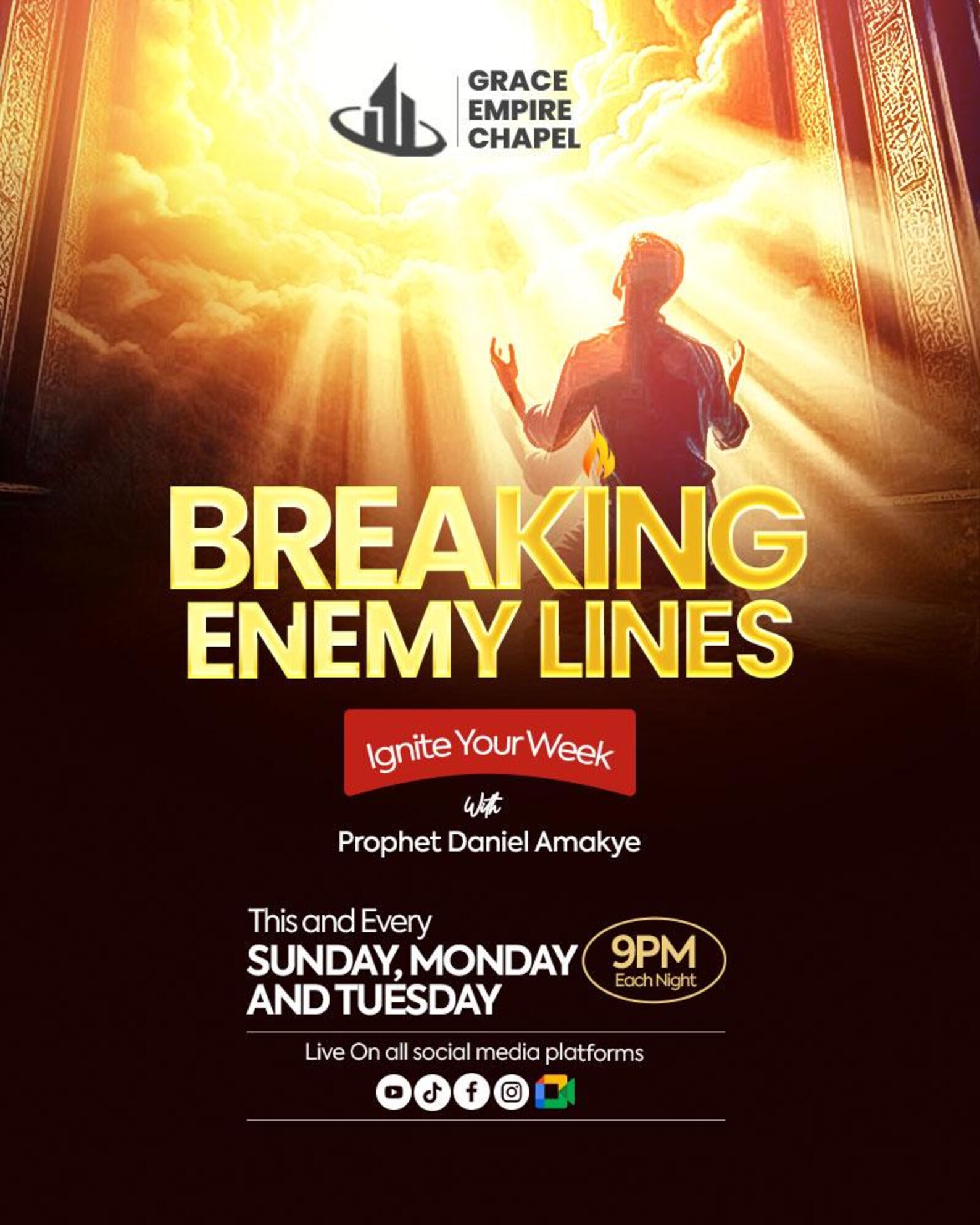 Editable Church Flyer Template | 3 Unique Designs | Editable in Canva ...