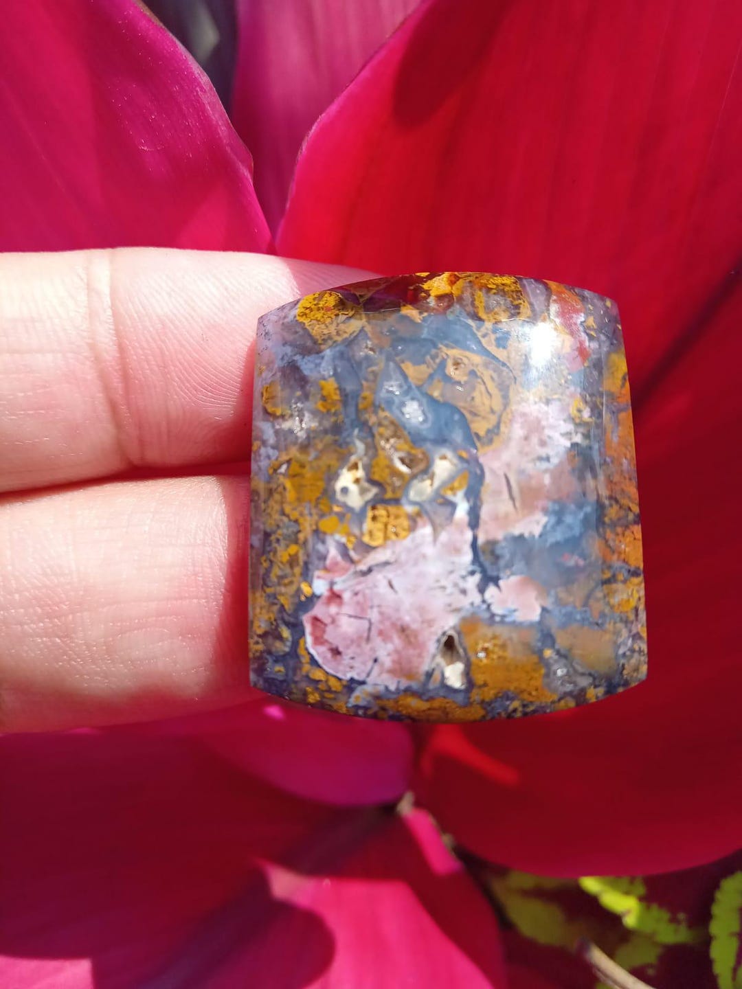 Rare Pancawarna Natural Jasper Stone - Stunning Multi-colored Jasper ...