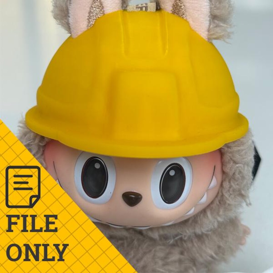 Labubu Construction Helmet - STL File ONLY - Etsy Australia