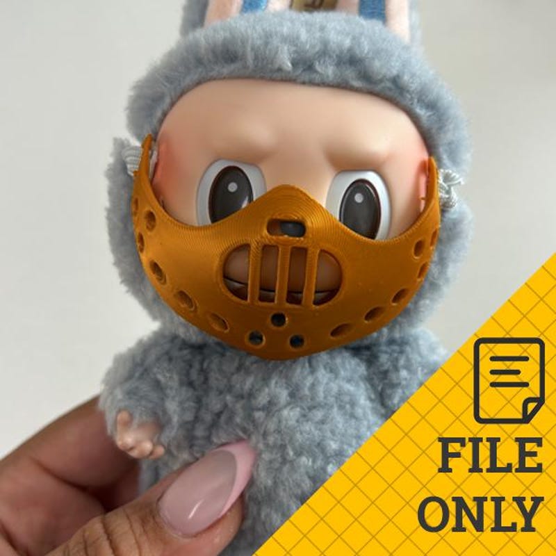 Labubu Horror Mask and Clothes - Etsy