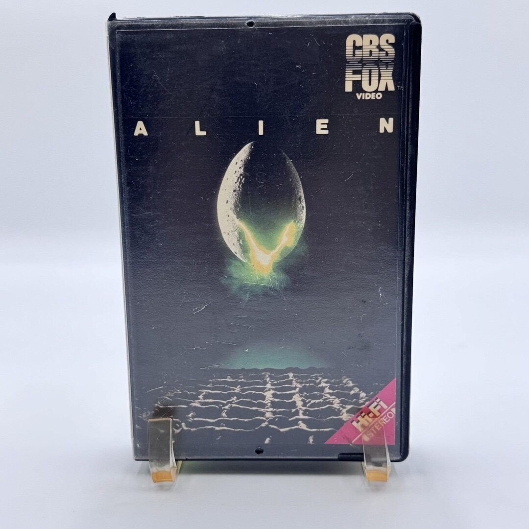 Alien Betamax Tape 1979 CBS FOX Hi-fi Stereo Not Vhs Hard Case Weaver ...