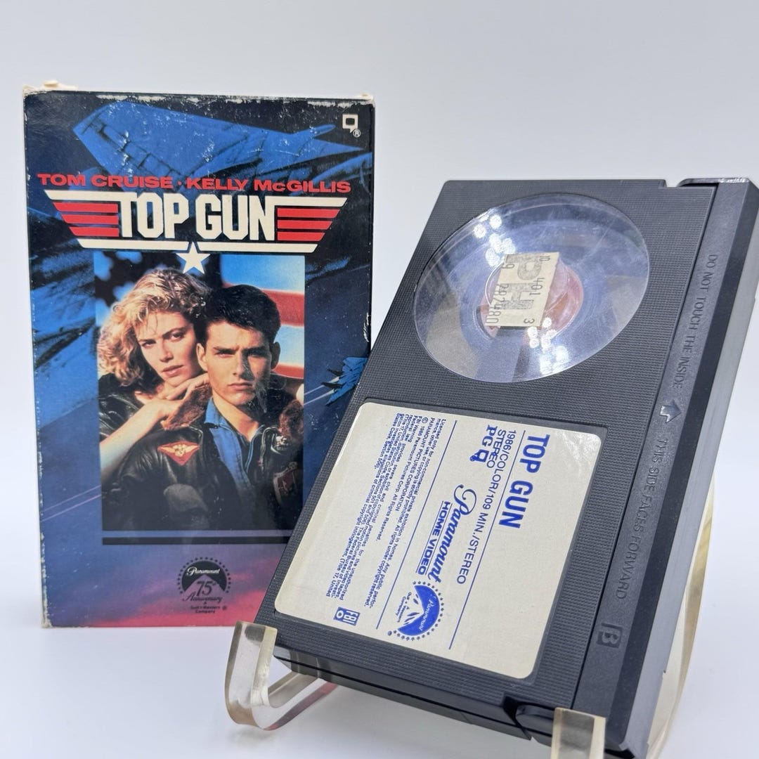 Top Gun 1986 Betamax BETA 75th Anniversary Hi-fi Paramount Tom Cruise ...
