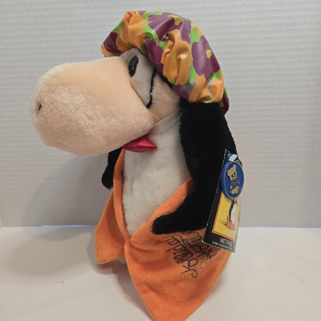 Vintage Dakin Opus Penguin Bloom County 1985 Holliday Hotel Wet Phase ...