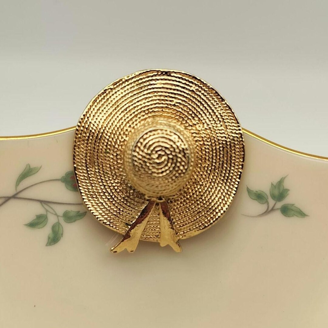 Vintage Michele Lynn Gold-tone Sun Hat Scarf Clip - Etsy