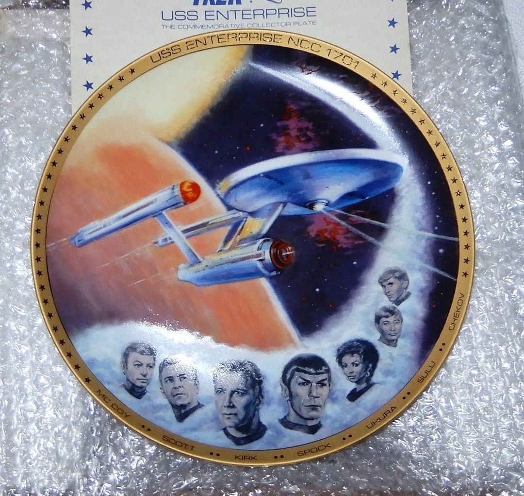 1983 Ernst Gold Signatures Star Trek USS Enterprise Commemorative CREW ...