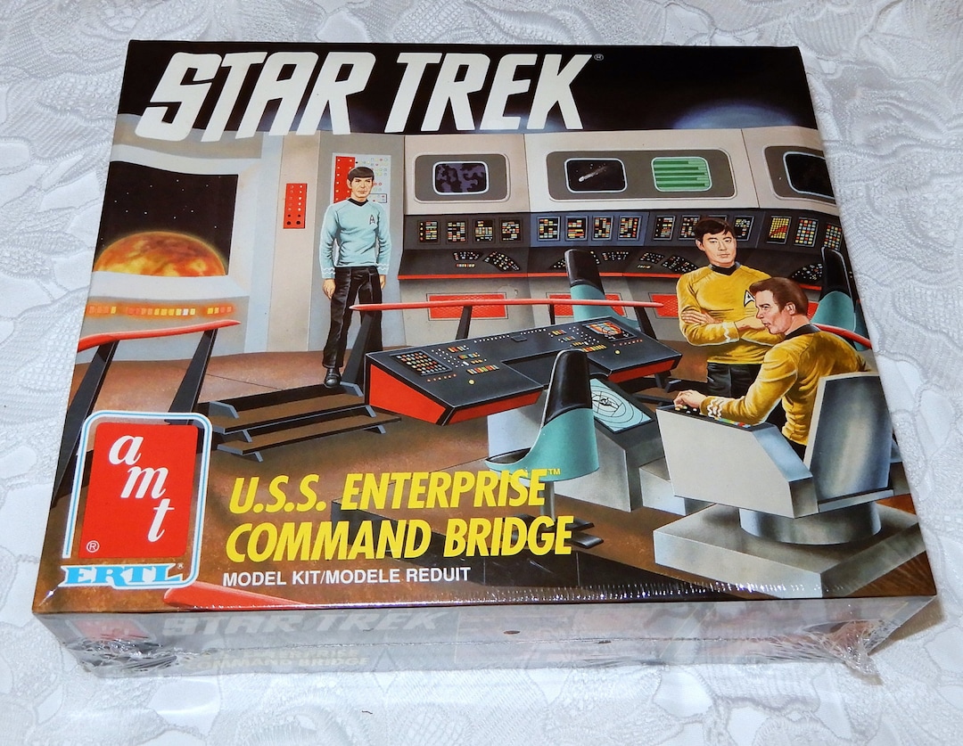 Star Trek USS Enterprise Command Bridge Model Factory Sealed Paramount ...