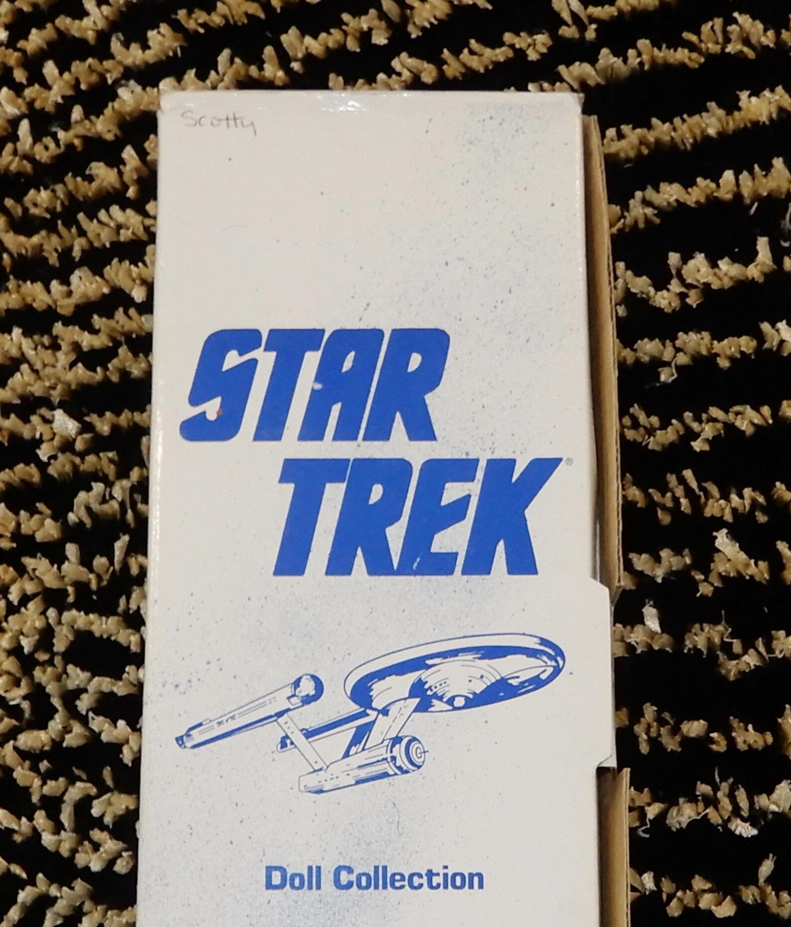 Vintage Star Trek Scotty Porcelain Doll: RARE Hamilton Ernest LTD, COA ...