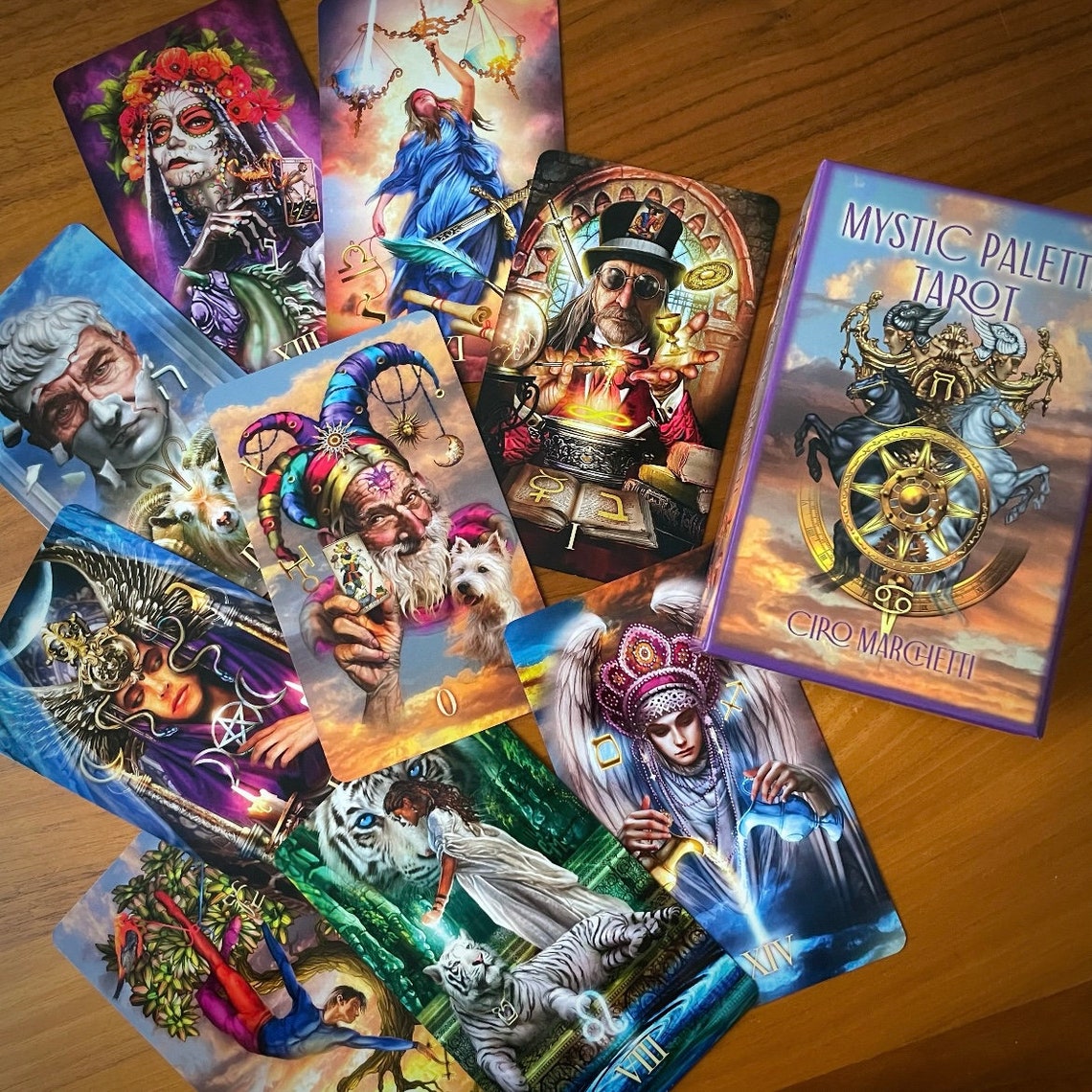 Tarot Deck Mystic Palette Tarot full Color - Etsy UK