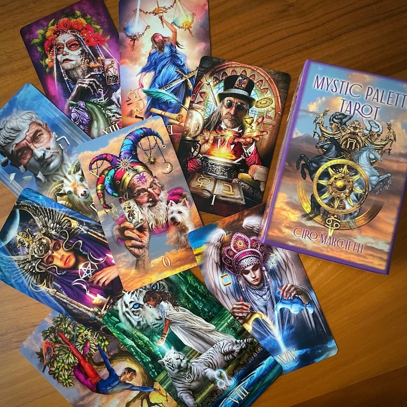 Tarot Deck Mystic Palette Tarot full Color - Etsy Finland
