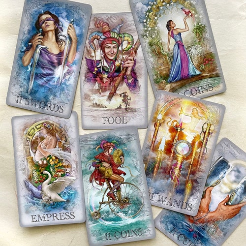 Tarot Deck Mystic Palette Tarot full Color - Etsy Singapore