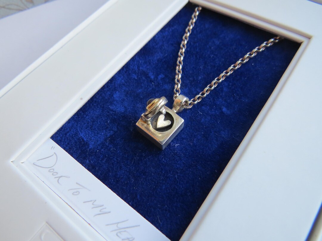 Alan Ardiff Sterling Silver /gold 'door to My Heart' PENDANT - Etsy