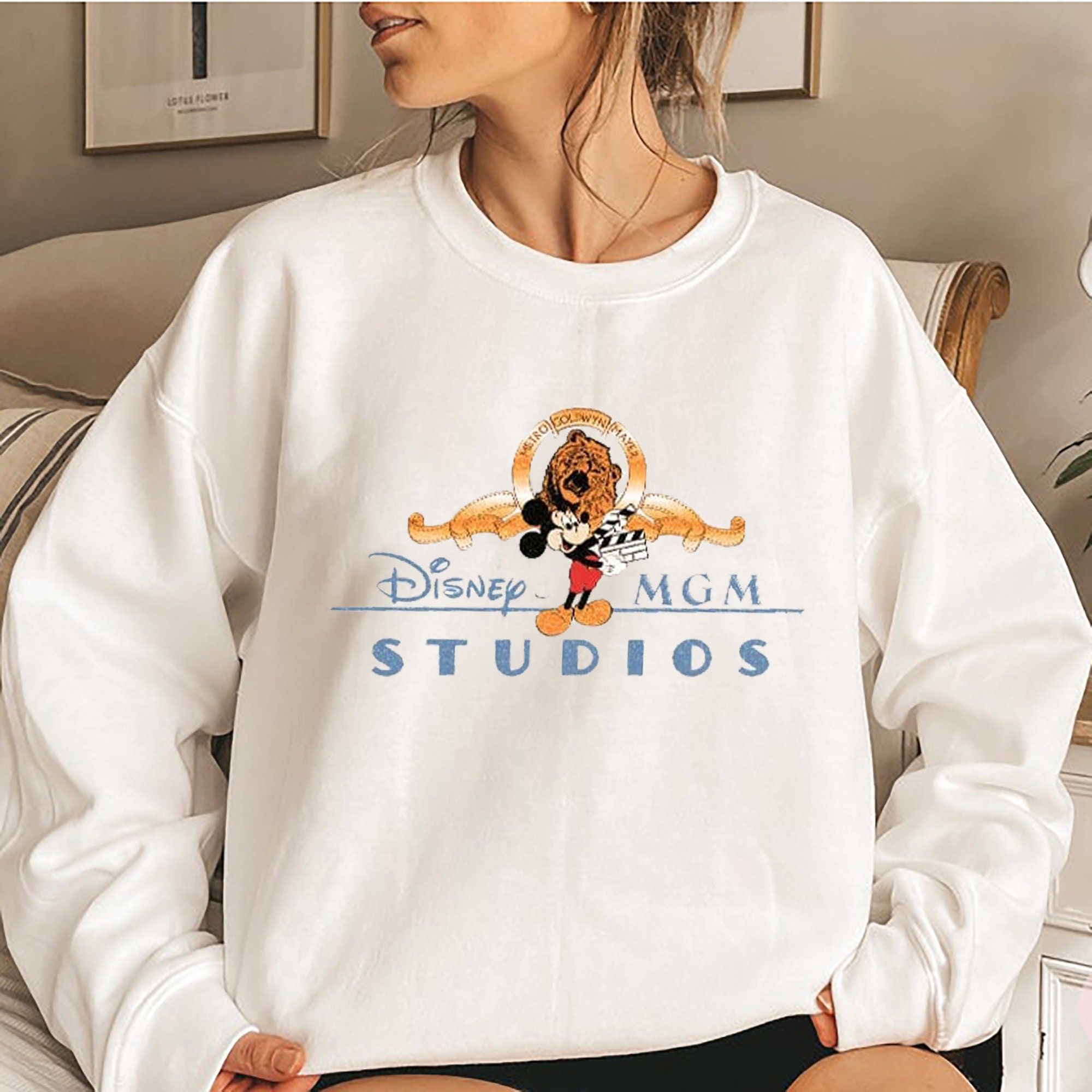 Vintage Disney MGM Studios Sweatshirt, Mickey Mgm Sweatshirt, Mgm ...