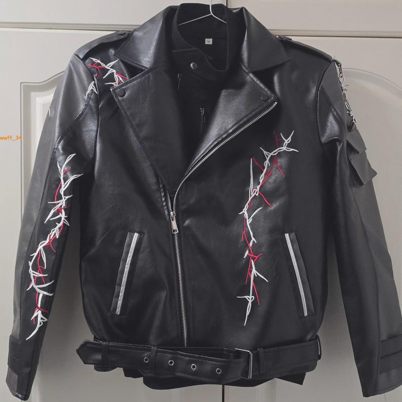 Anime Love and Deepspace Syslus Qin Che Cosplay Jacket Unisex Biker ...