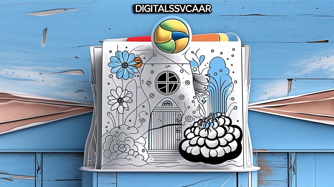 Digitalssvcaar - Colossal Kids Colouring Book - Etsy
