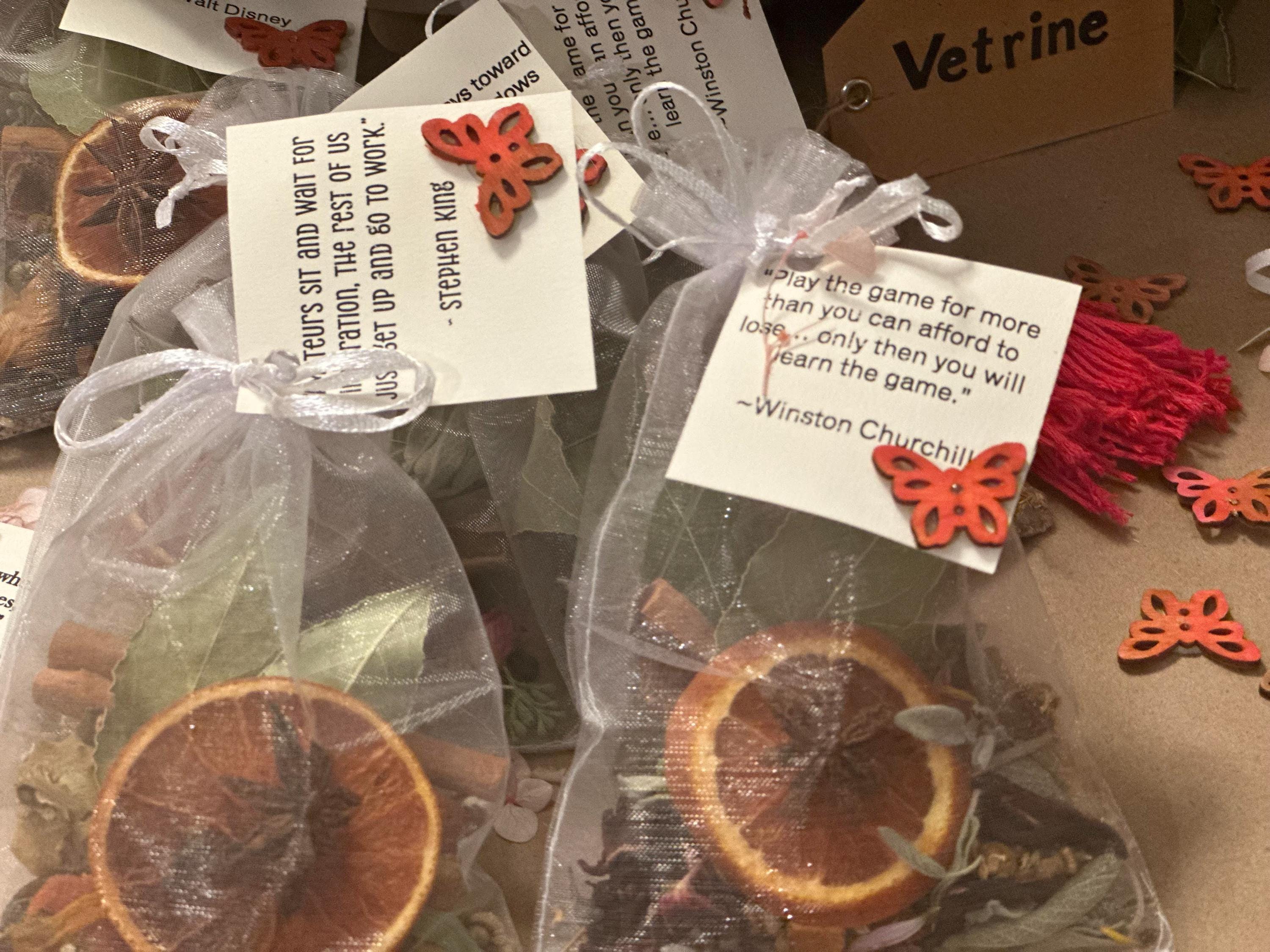 Dried Citrus & Herbal Sachet – Gift of Encouragement and Comfort - Etsy