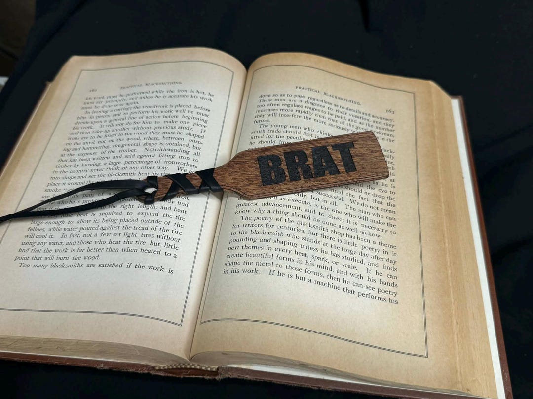 Bookmark BRAT Paddle - Etsy